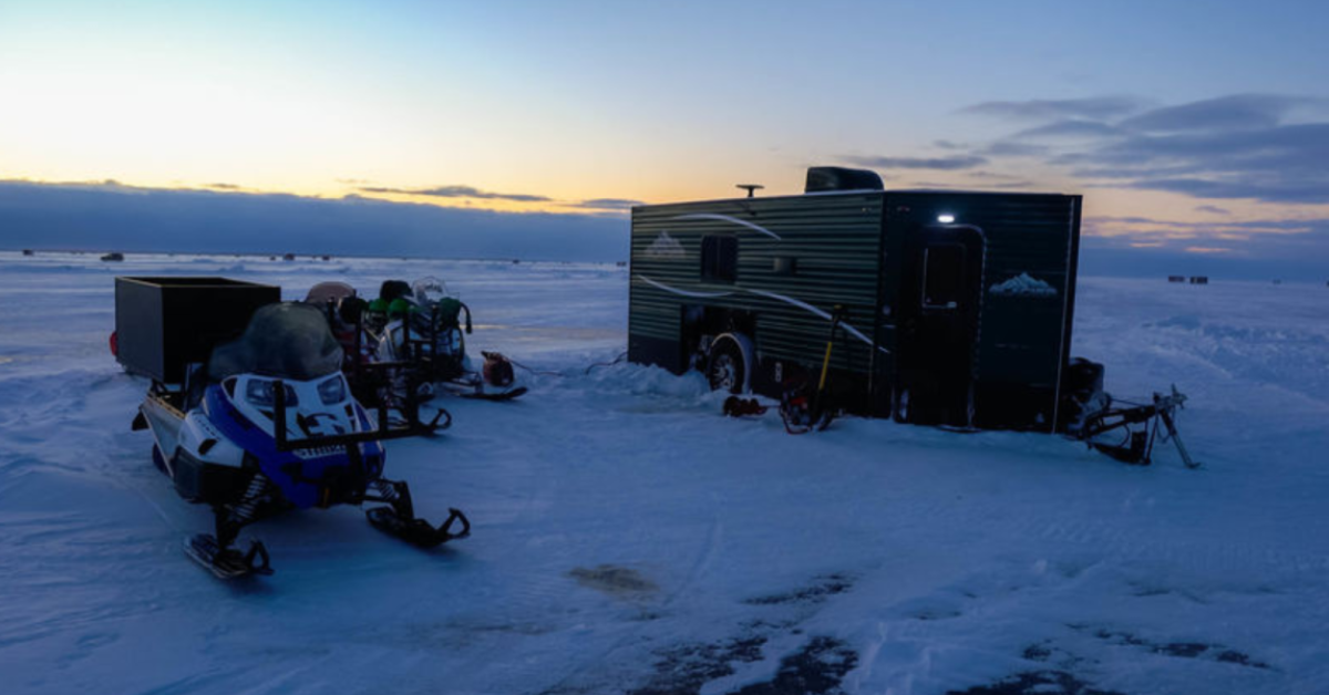 Ice Fish Houses Q&A: Warm, Comfortable RV Living on the Ice | Go RVing